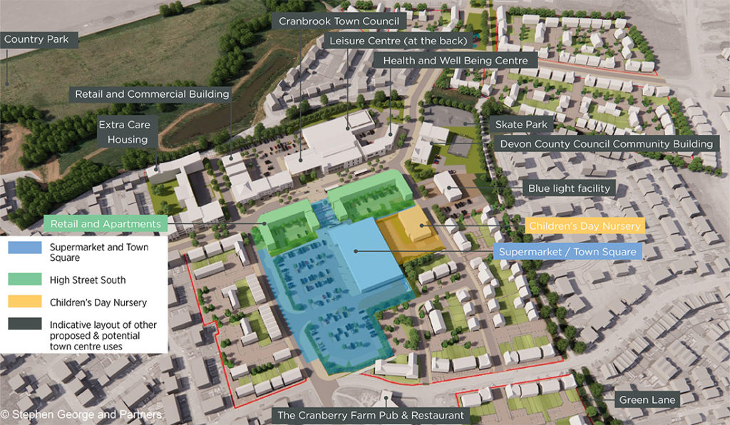 £5.5m Cranbrook town centre approved - FPCR Environment and Design Ltd